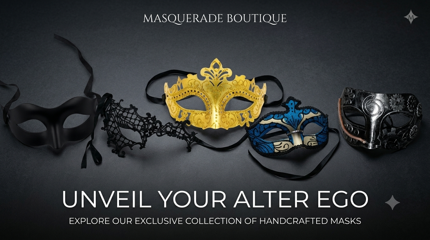Masquerade Masks & Party Masks - Majestic Costumes